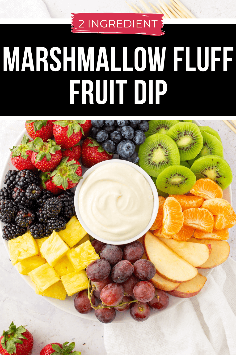 Marshmallow Fluff Fruit Dip - It Is a Keeper