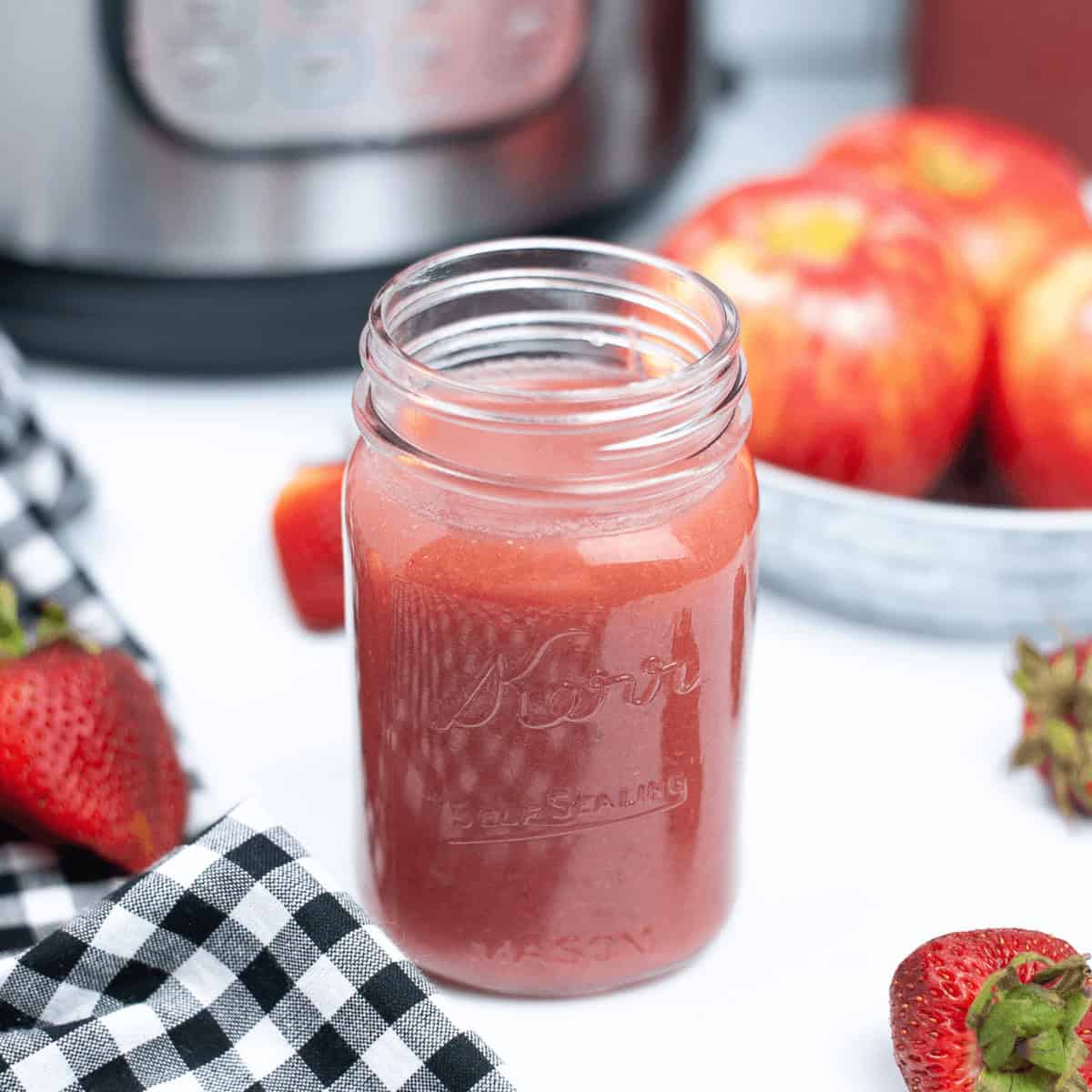 Instant Pot Strawberry Applesauce - It Is a Keeper