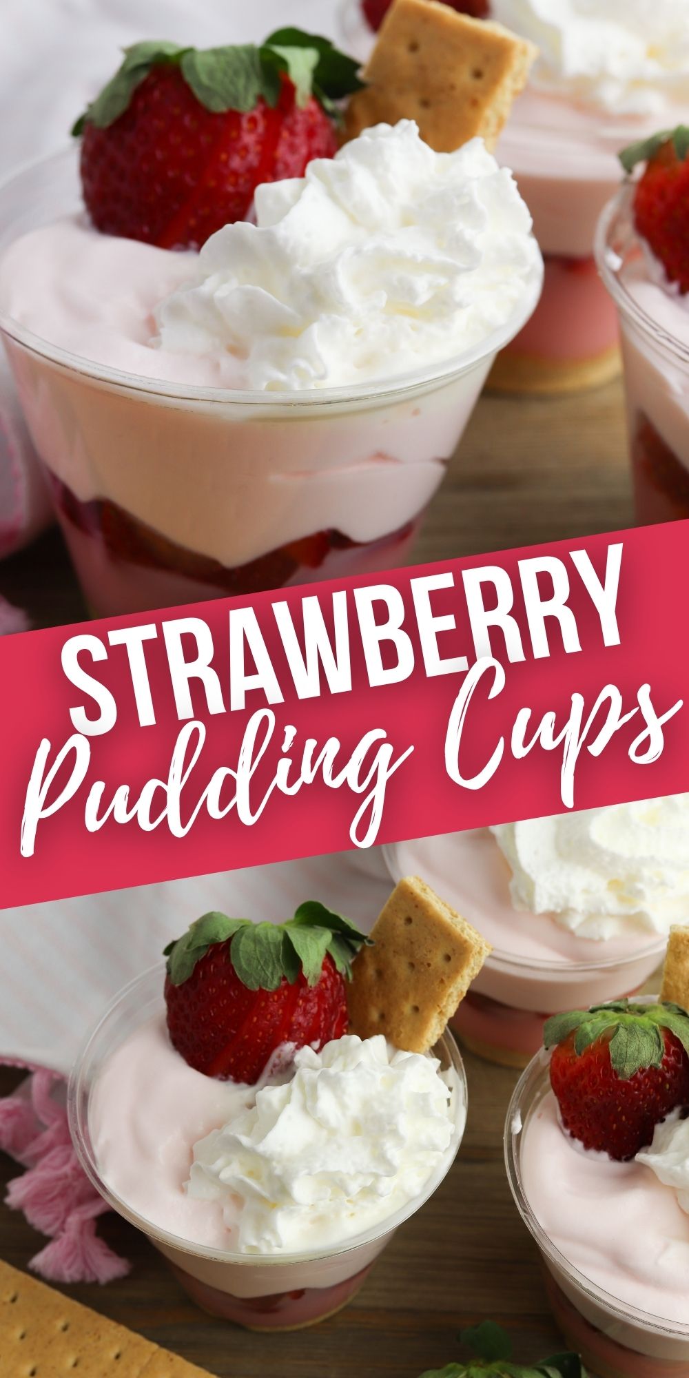 Easy Strawberry Pudding Parfaits - It Is a Keeper