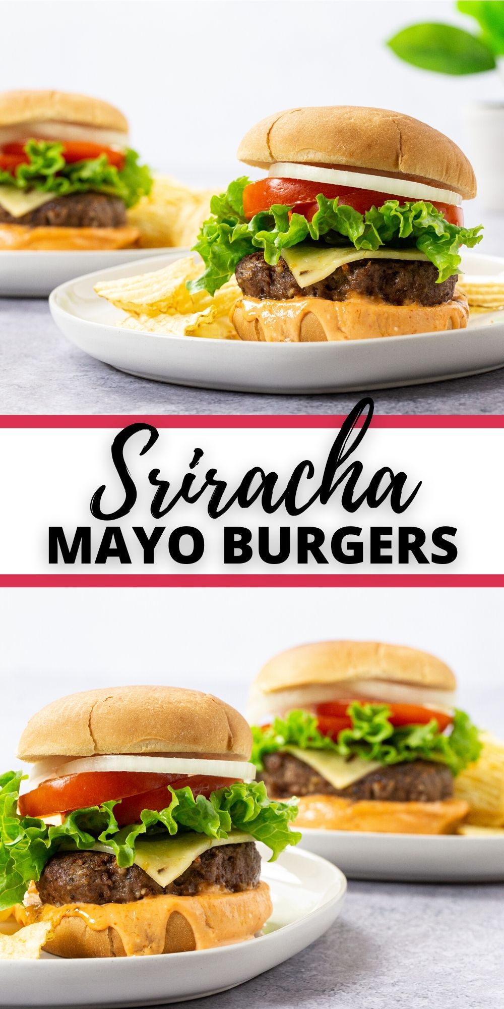 Spicy Burger with Creamy Sriracha Sauce - It Is a Keeper