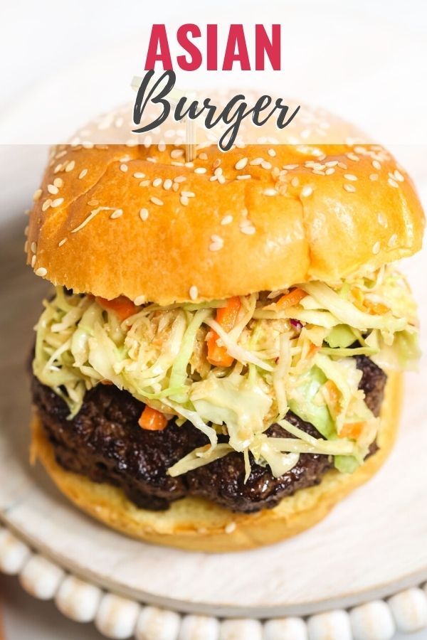 Asian Burger with Chili Sauce - It Is a Keeper