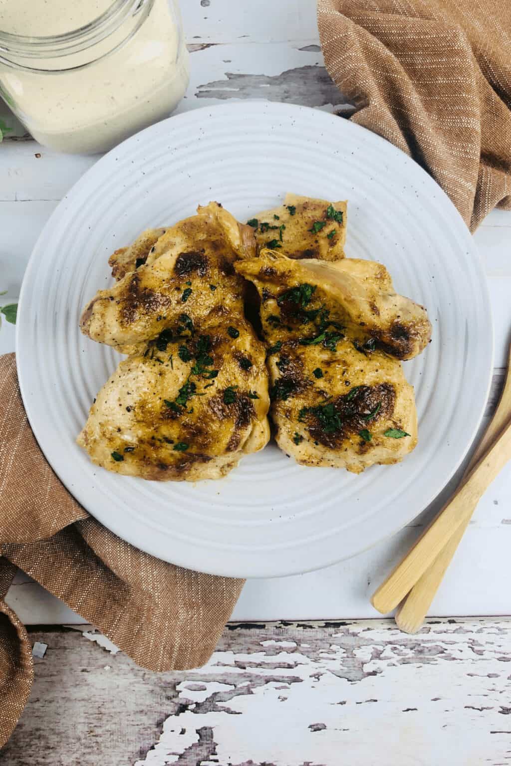 Chicken with White Barbecue Sauce - It Is a Keeper