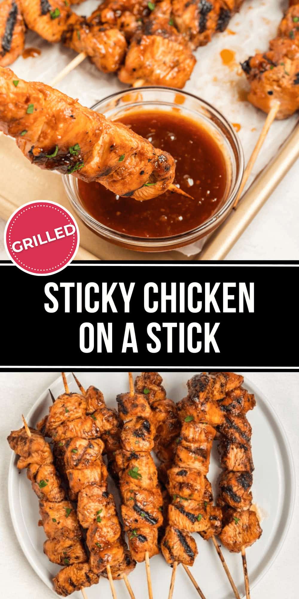 Sticky Chicken on a Stick - It Is a Keeper