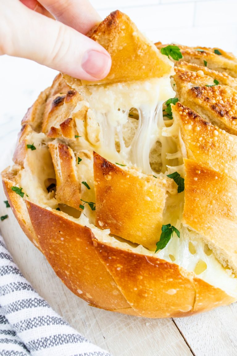 Cheesy Garlic Stuffed Bread - It Is a Keeper