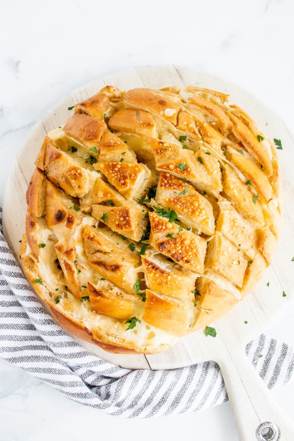 Cheesy Garlic Stuffed Bread - It Is a Keeper
