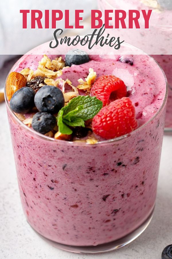 Triple Berry Smoothie - It Is a Keeper