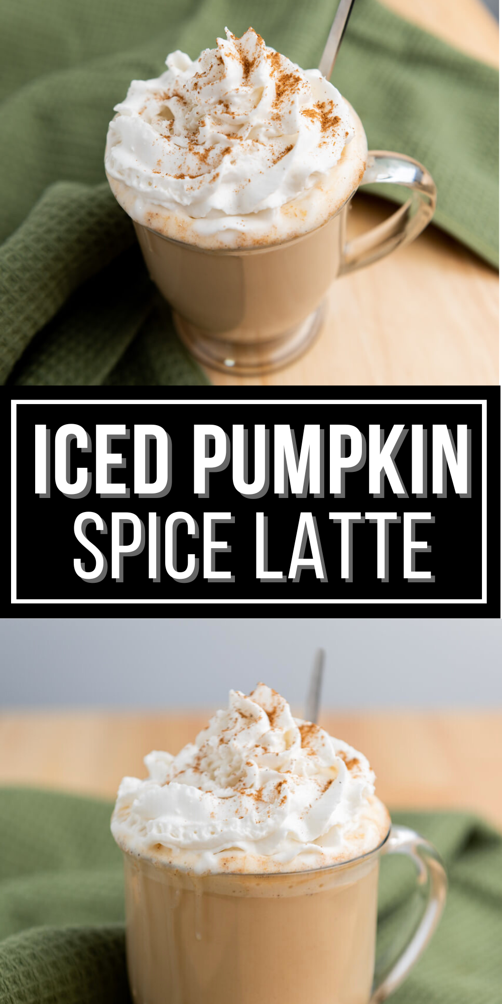 Iced Pumpkin Spice Latte - It Is a Keeper