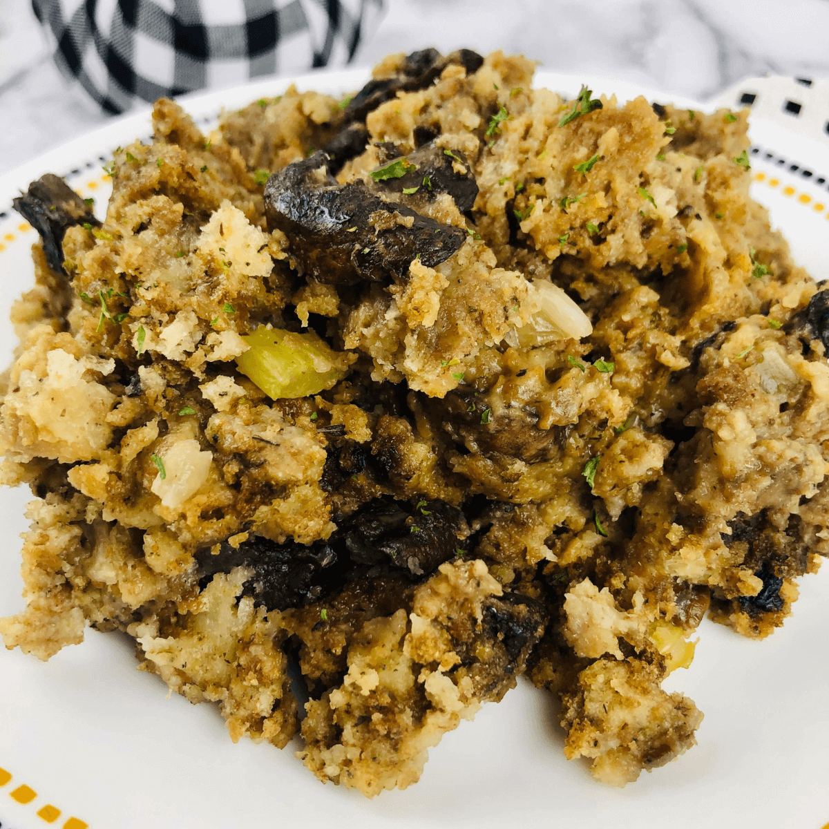 Slow Cooker Mushroom Stuffing - It Is a Keeper