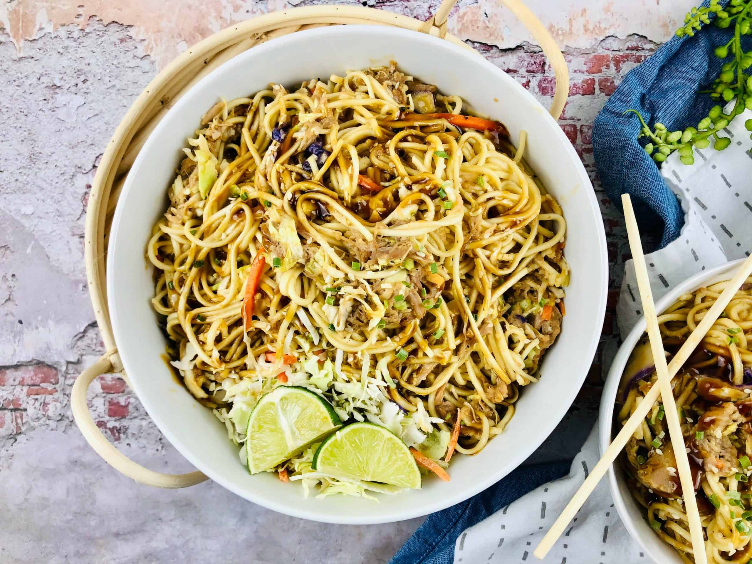 Quick Roast Pork Chow Mein - It Is a Keeper