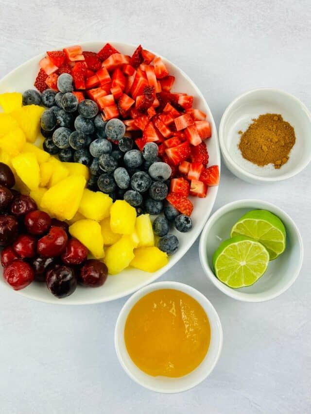 Fruit Salad with Honey Lime Dressing - It Is a Keeper