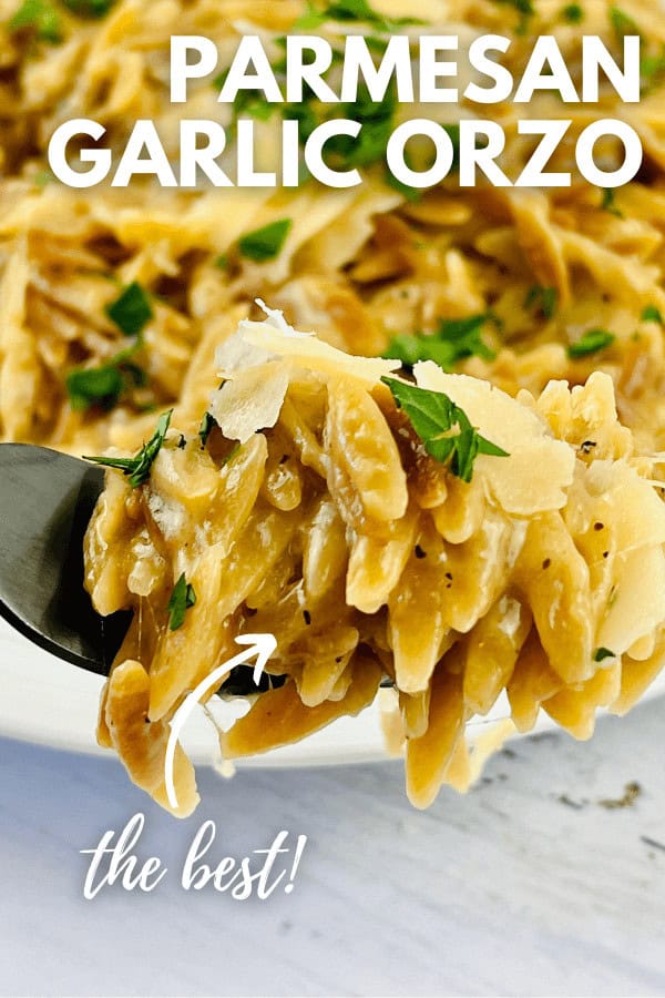 Parmesan Garlic Orzo - It Is a Keeper