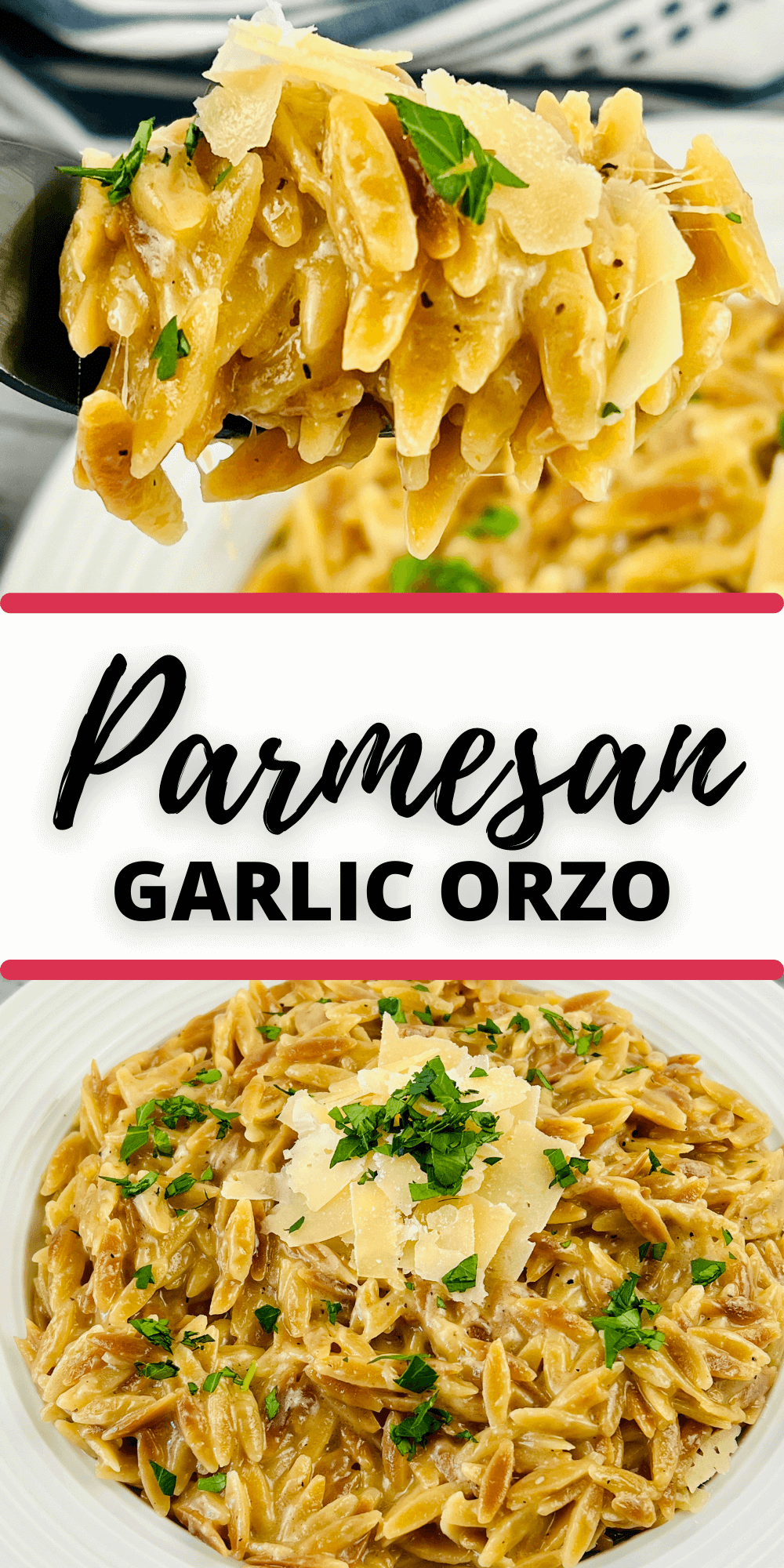Parmesan Garlic Orzo - It Is a Keeper
