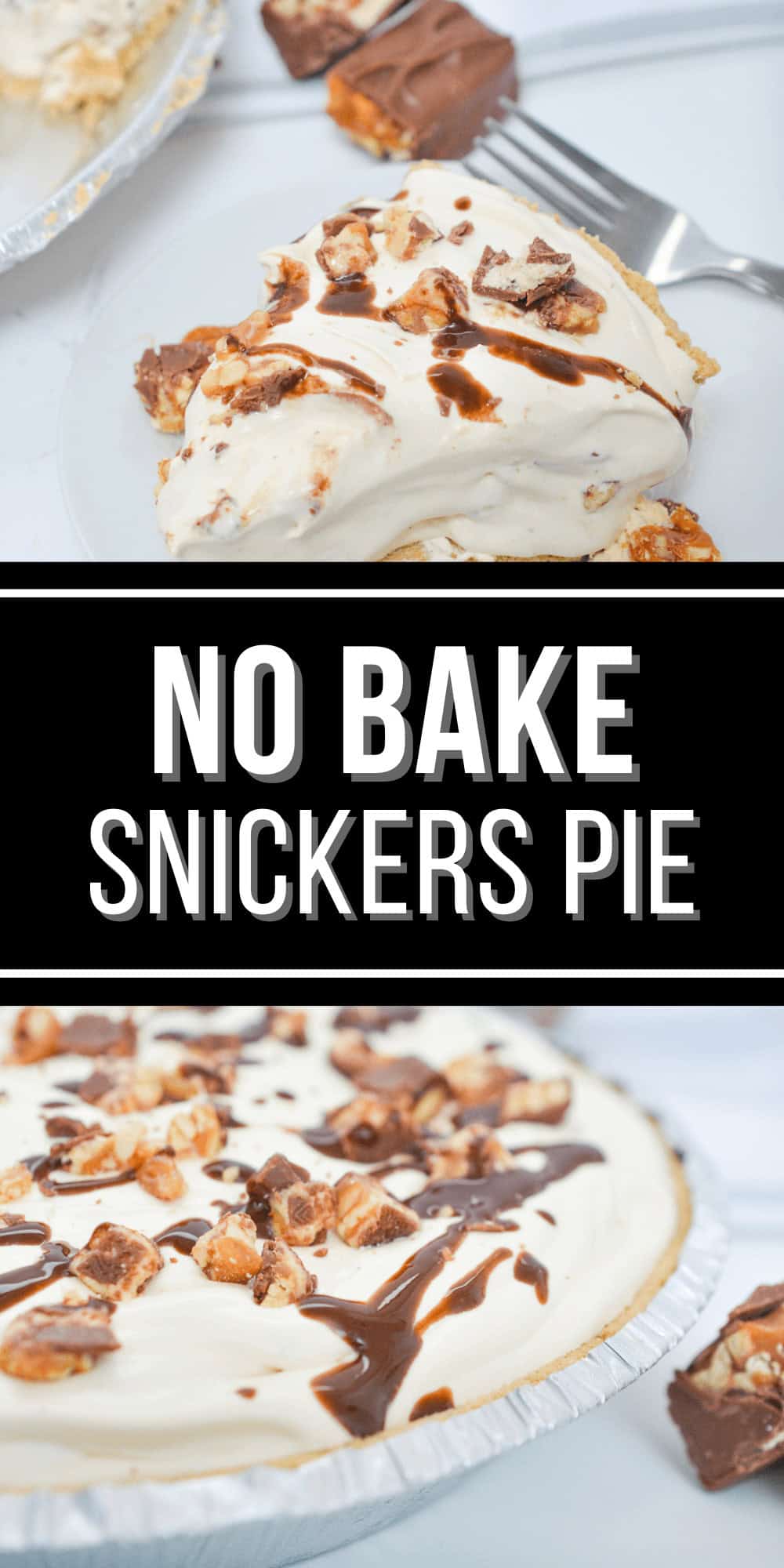 No Bake Snickers Pie - It Is a Keeper