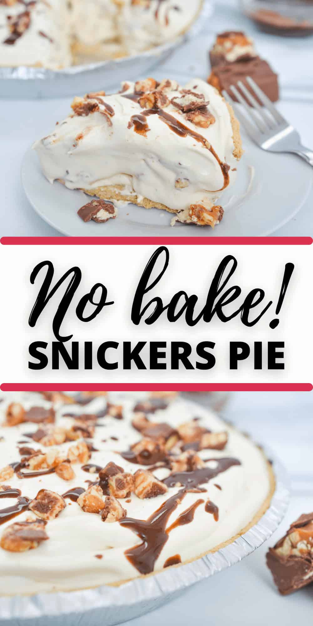 No Bake Snickers Pie - It Is a Keeper