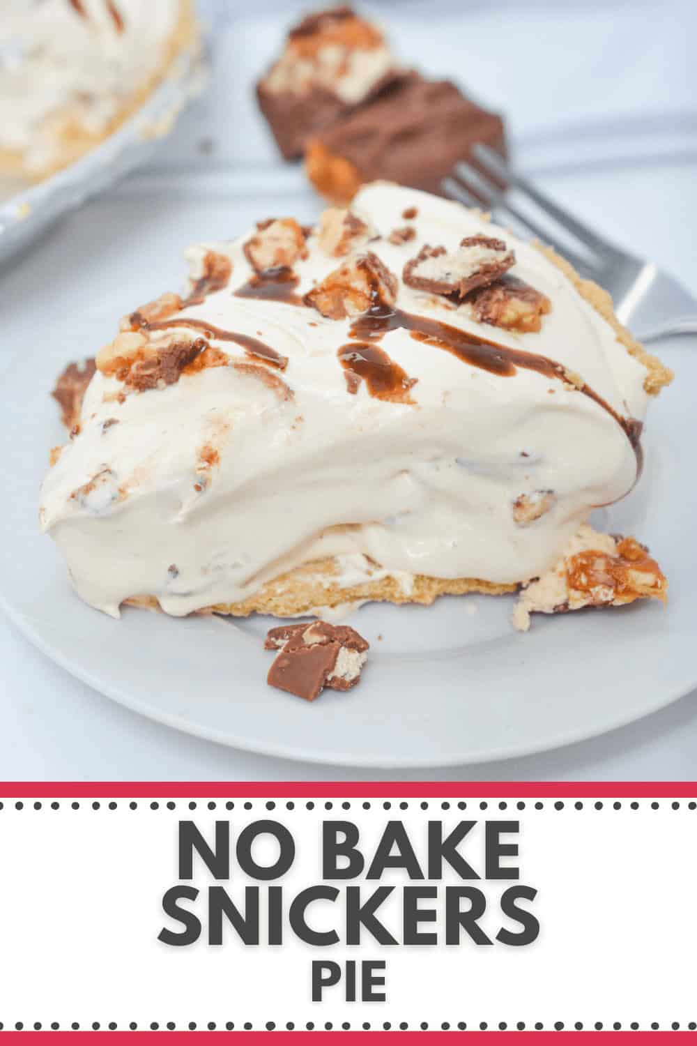 No Bake Snickers Pie - It Is a Keeper