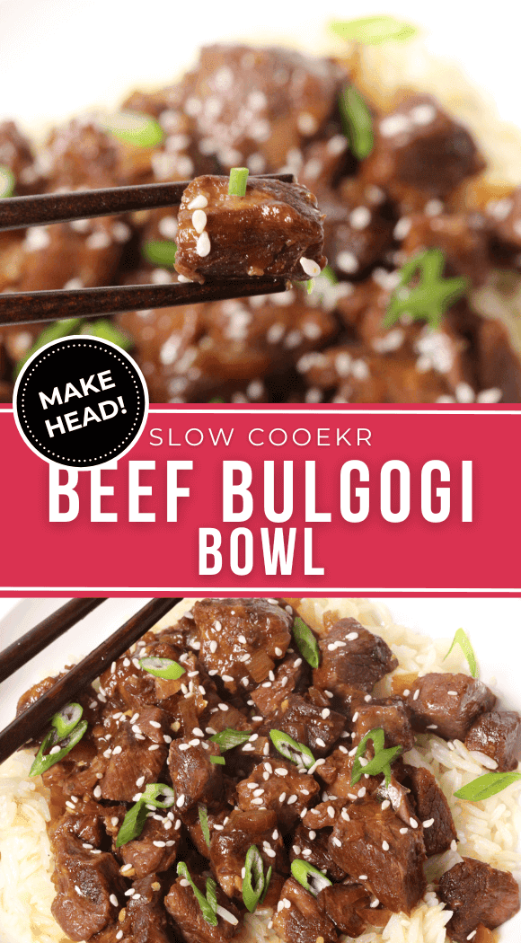 Slow Cooker Beef Bulgogi Bowl