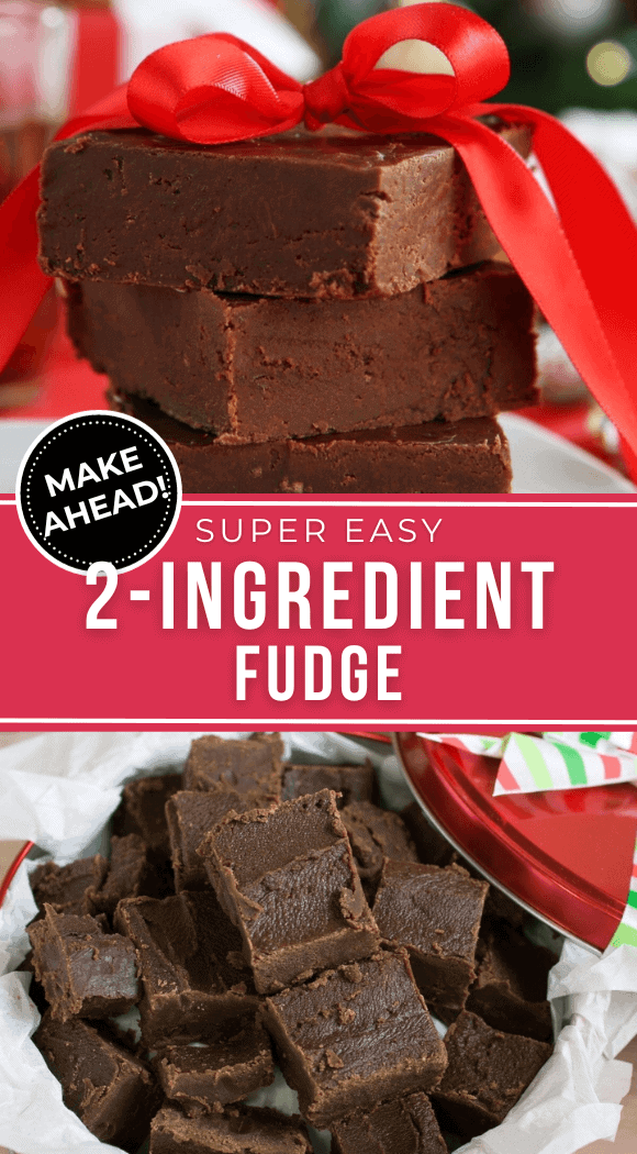 2 Ingredient Fudge - It Is a Keeper
