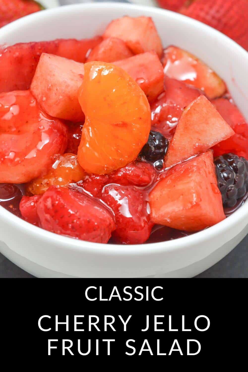 Cherry Jello Fruit Salad - It Is a Keeper