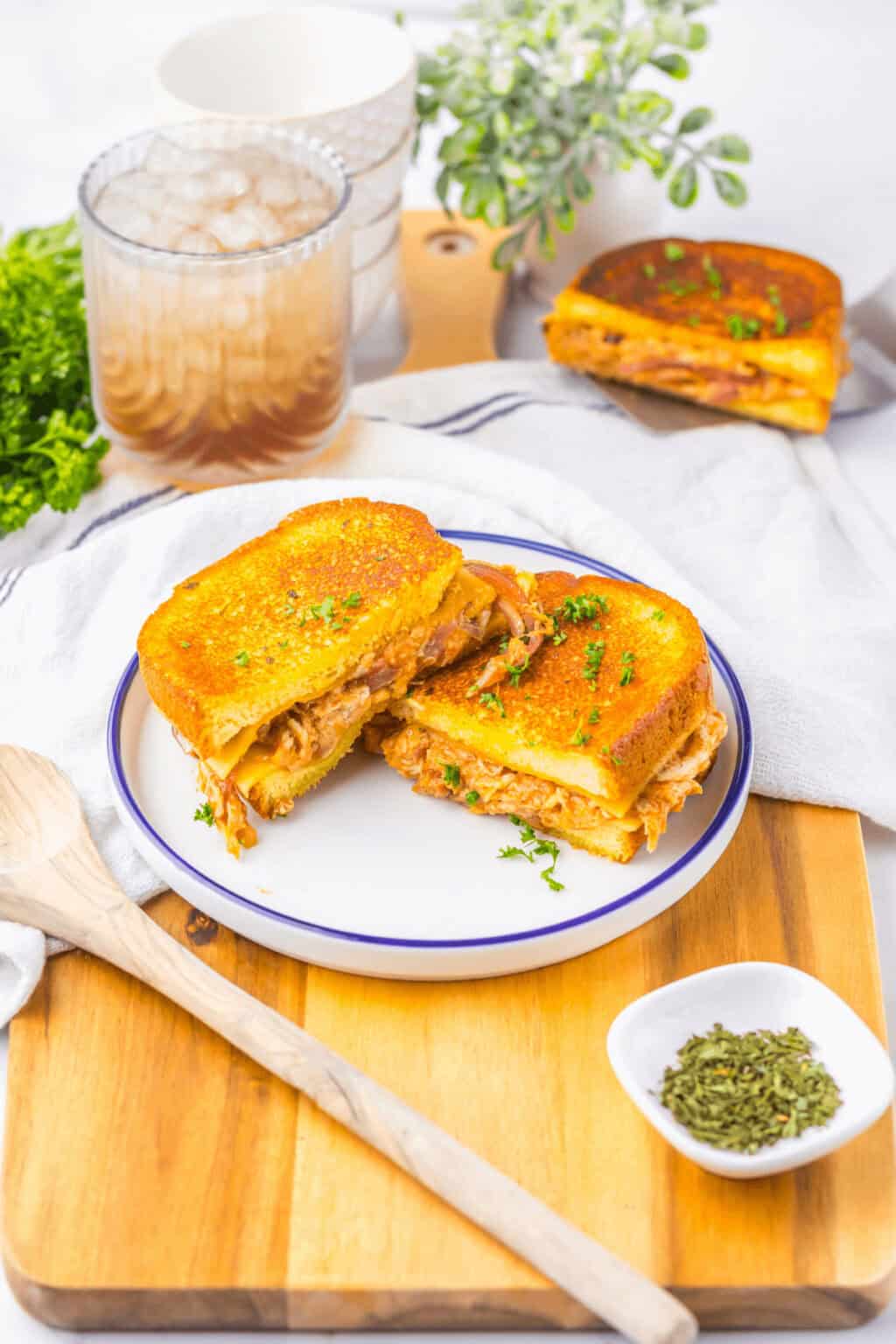 Buffalo Chicken Grilled Cheese - It Is a Keeper