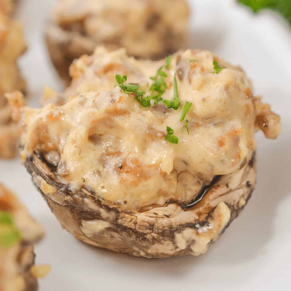 Sausage Cream Cheese Filled Mushrooms - It Is a Keeper