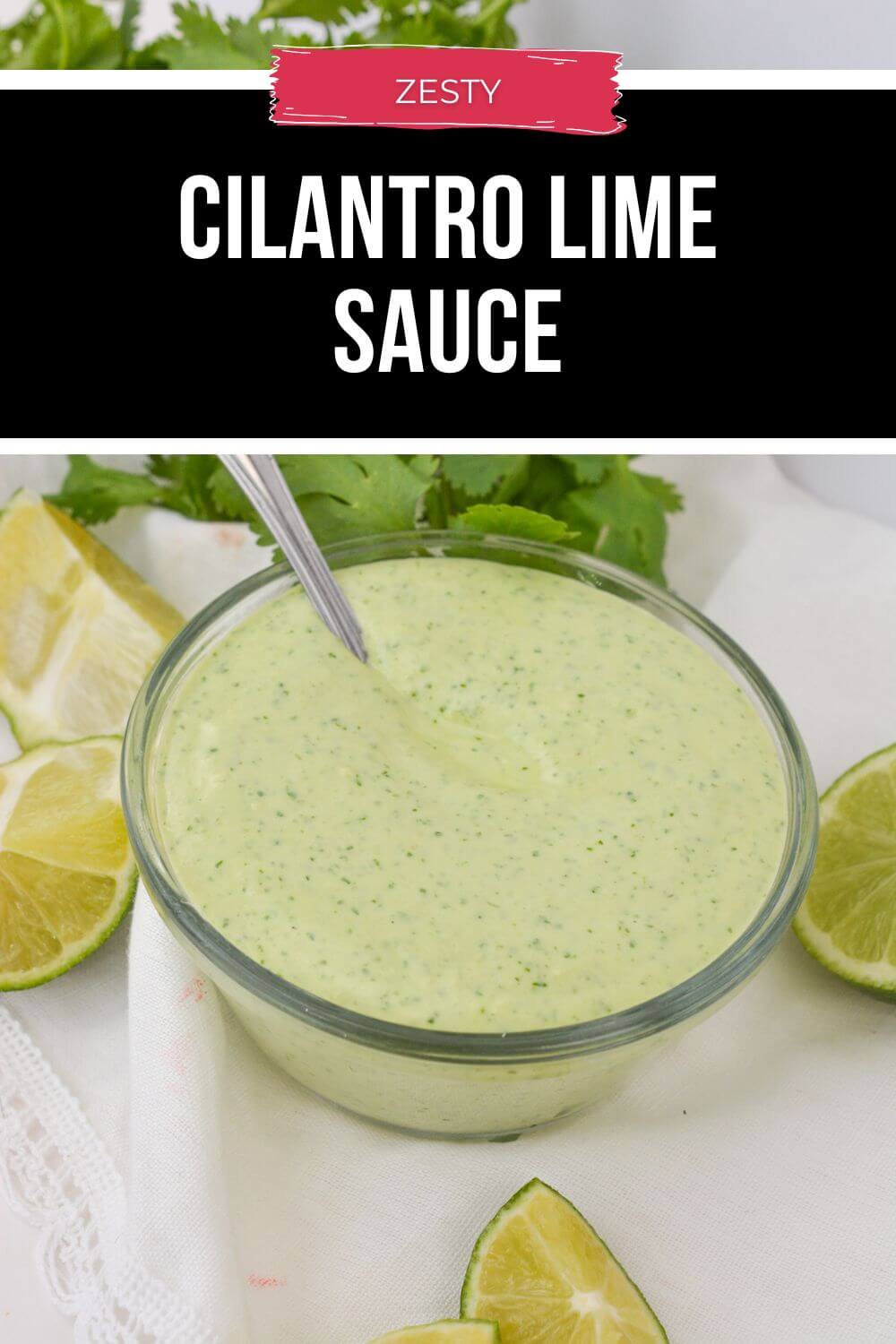 Cilantro Lime Sauce - It Is a Keeper