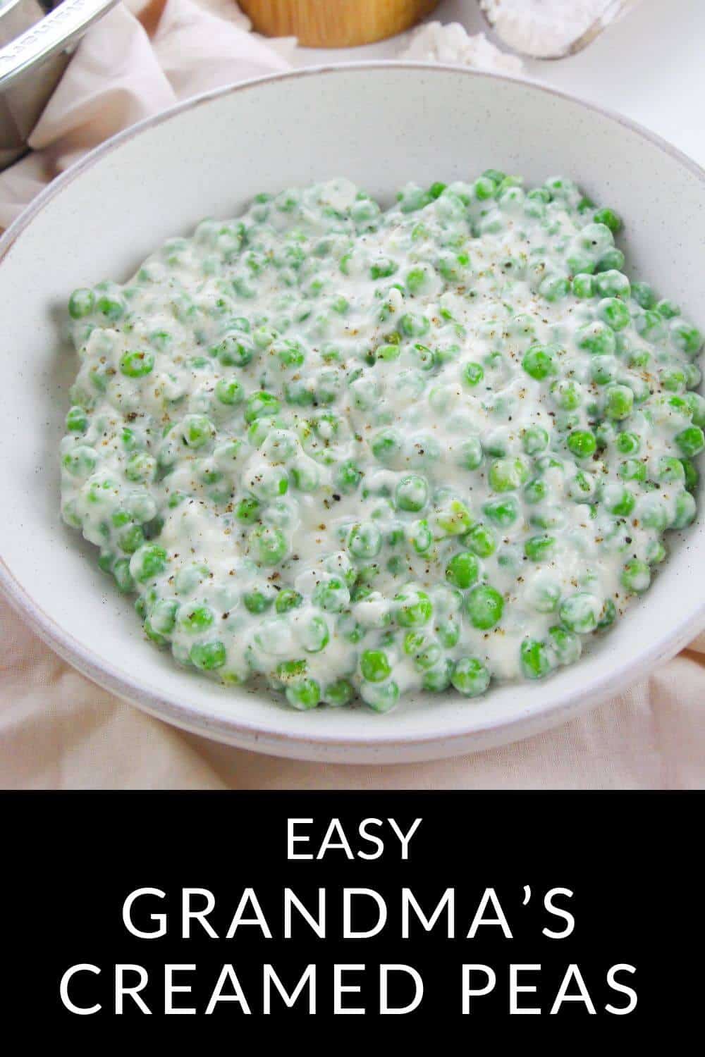 Creamed Peas - It is a Keeper