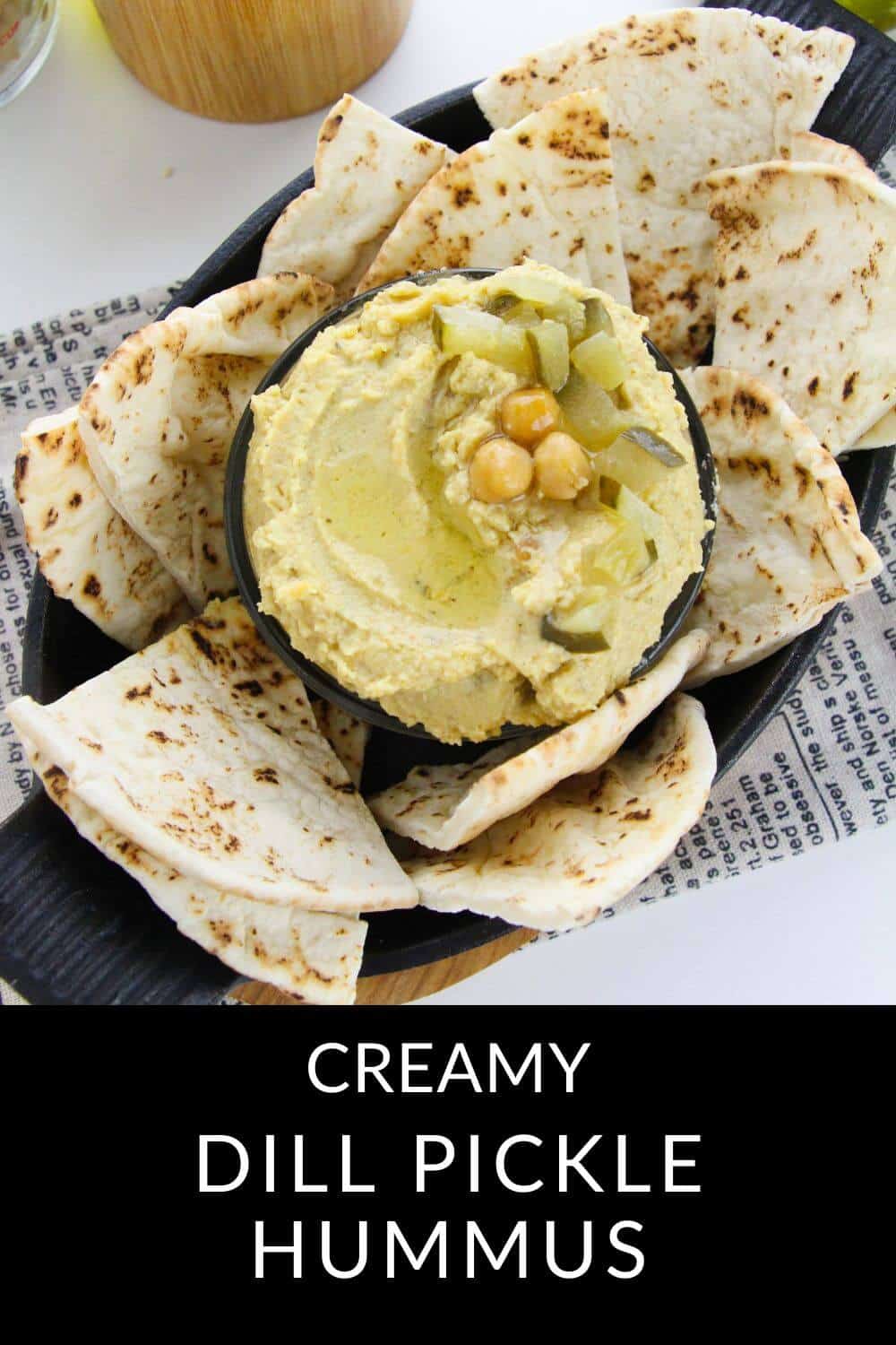 Dill Pickle Hummus - It Is a Keeper