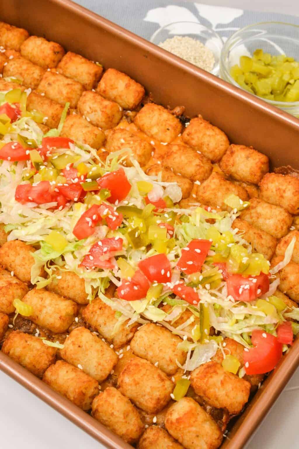 Big Mac Tater Tot Casserole – It is a Keeper