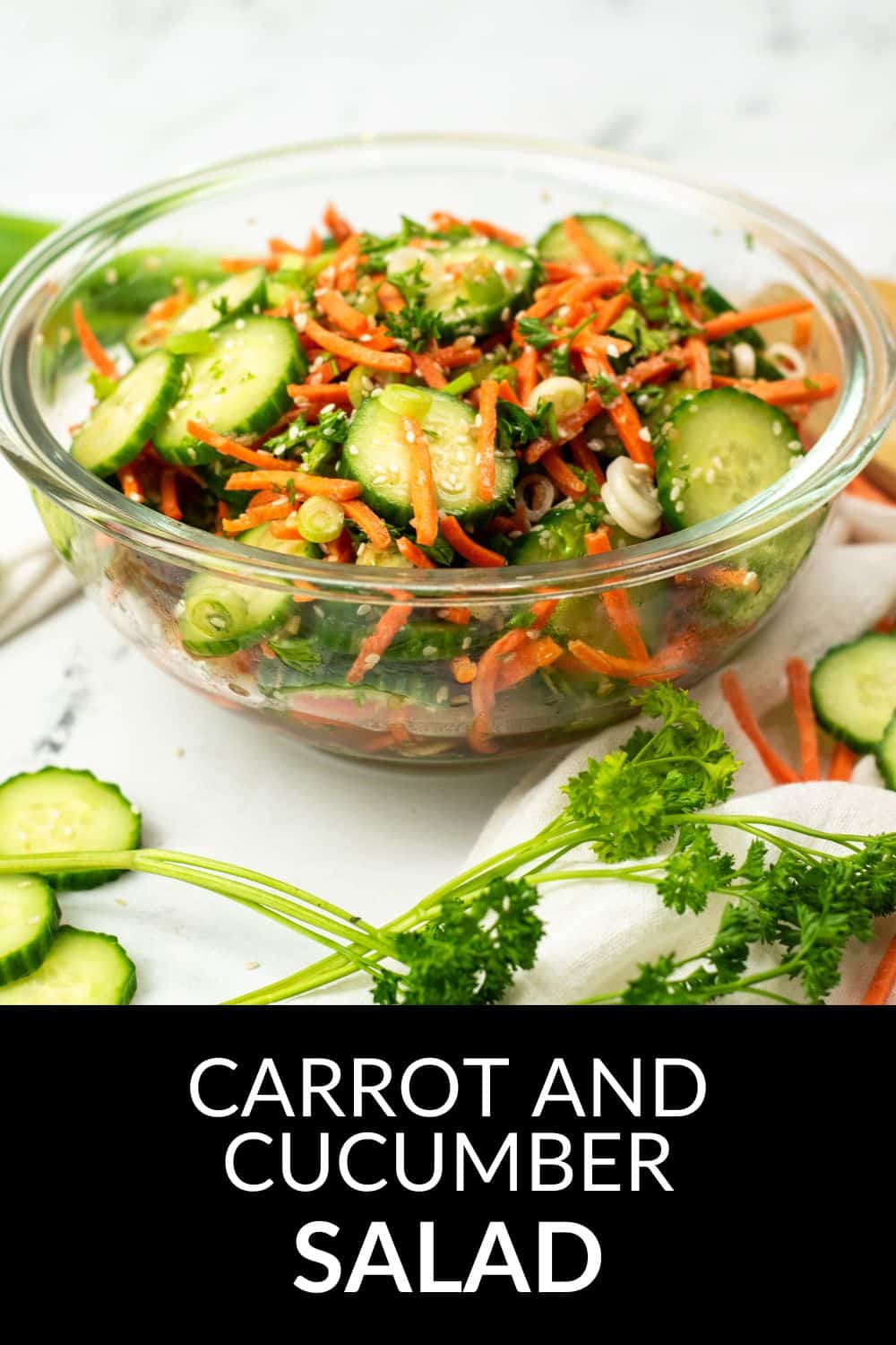 Carrot and Cucumber Salad – Easy & Refreshing Side